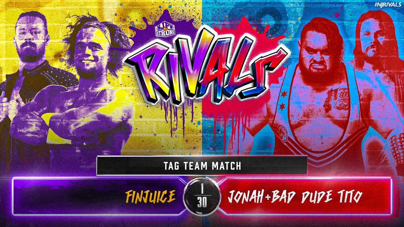 FinJuice vs. JONAH And Tito, Christopher Daniels In Action On 3/5 NJPW STRONG – Wrestling, MMA ...