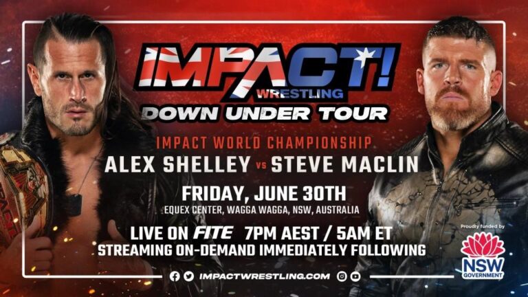 IMPACT Down Under Night One Results (6/30): Alex Shelley vs. Steve ...