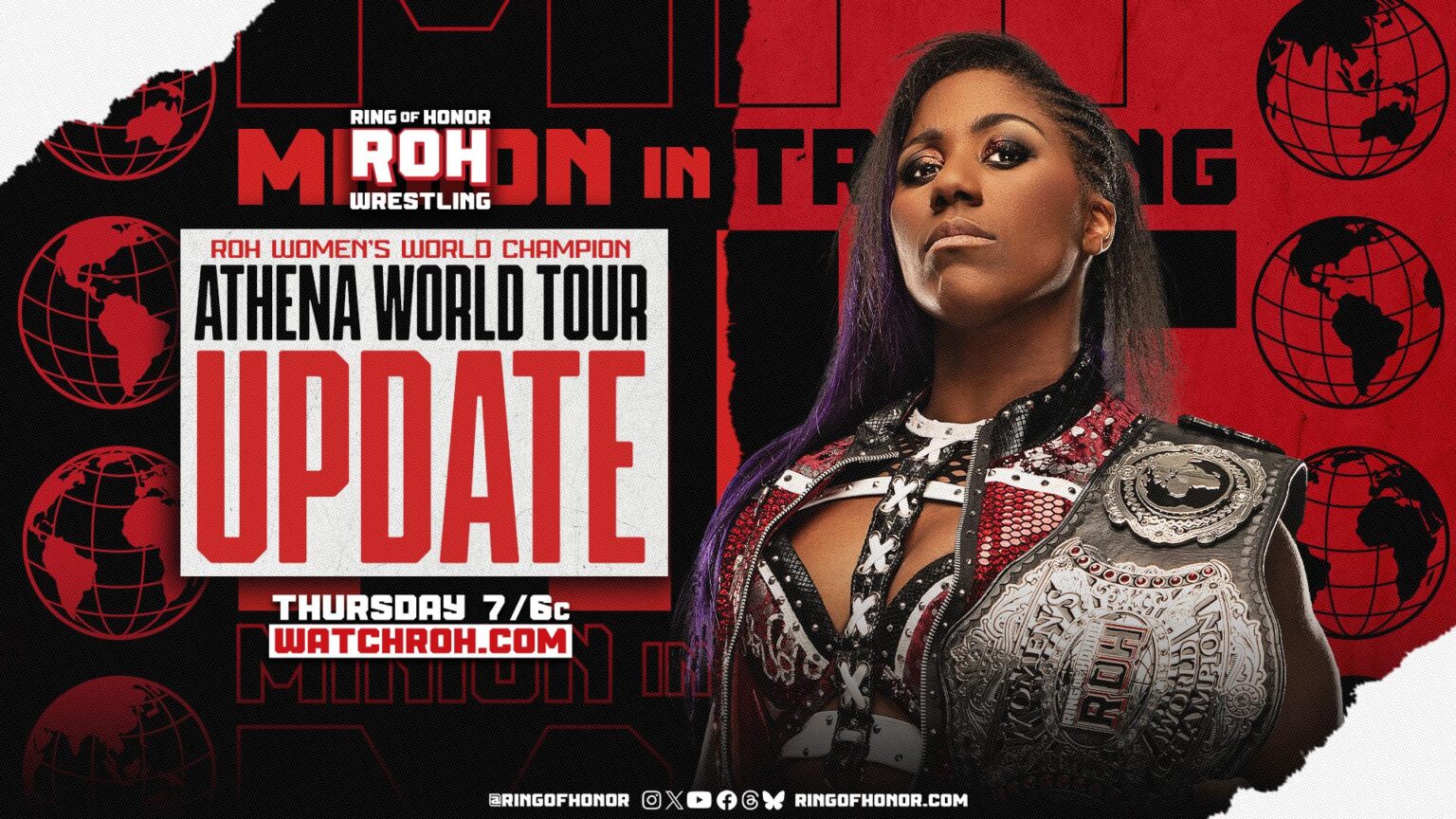 ROH On HonorClub Preview, Start Time, How To Watch (1/16): Athena World ...